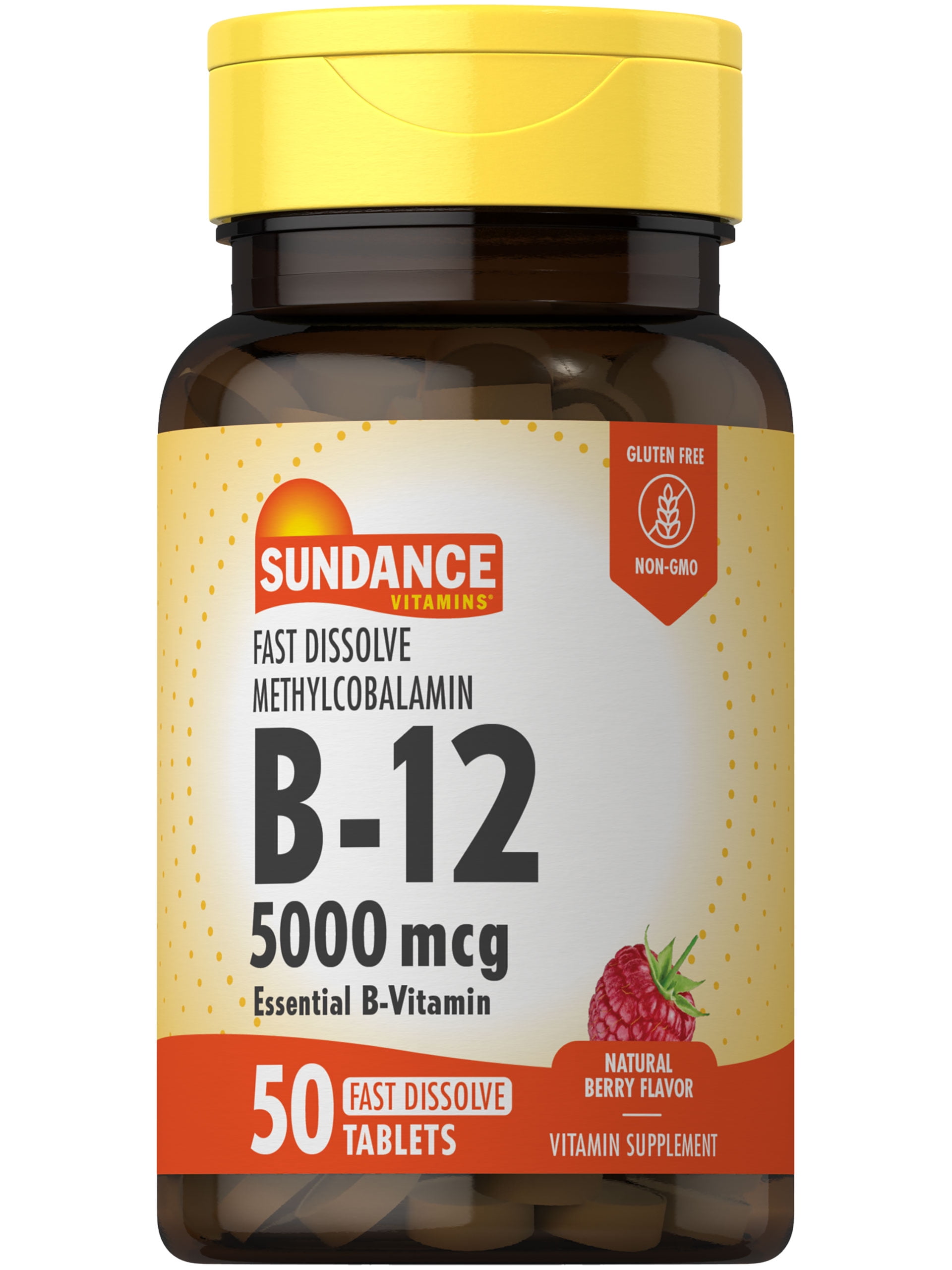 Vitamin B12 Fast Dissolve | 5000 mcg | 50 Fast Dissolve Tablets | as ...
