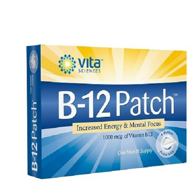 Vita Sciences Original Vitamin B12 Patch - Superior Absorption B12 Patches with 1000mcg B12 ...