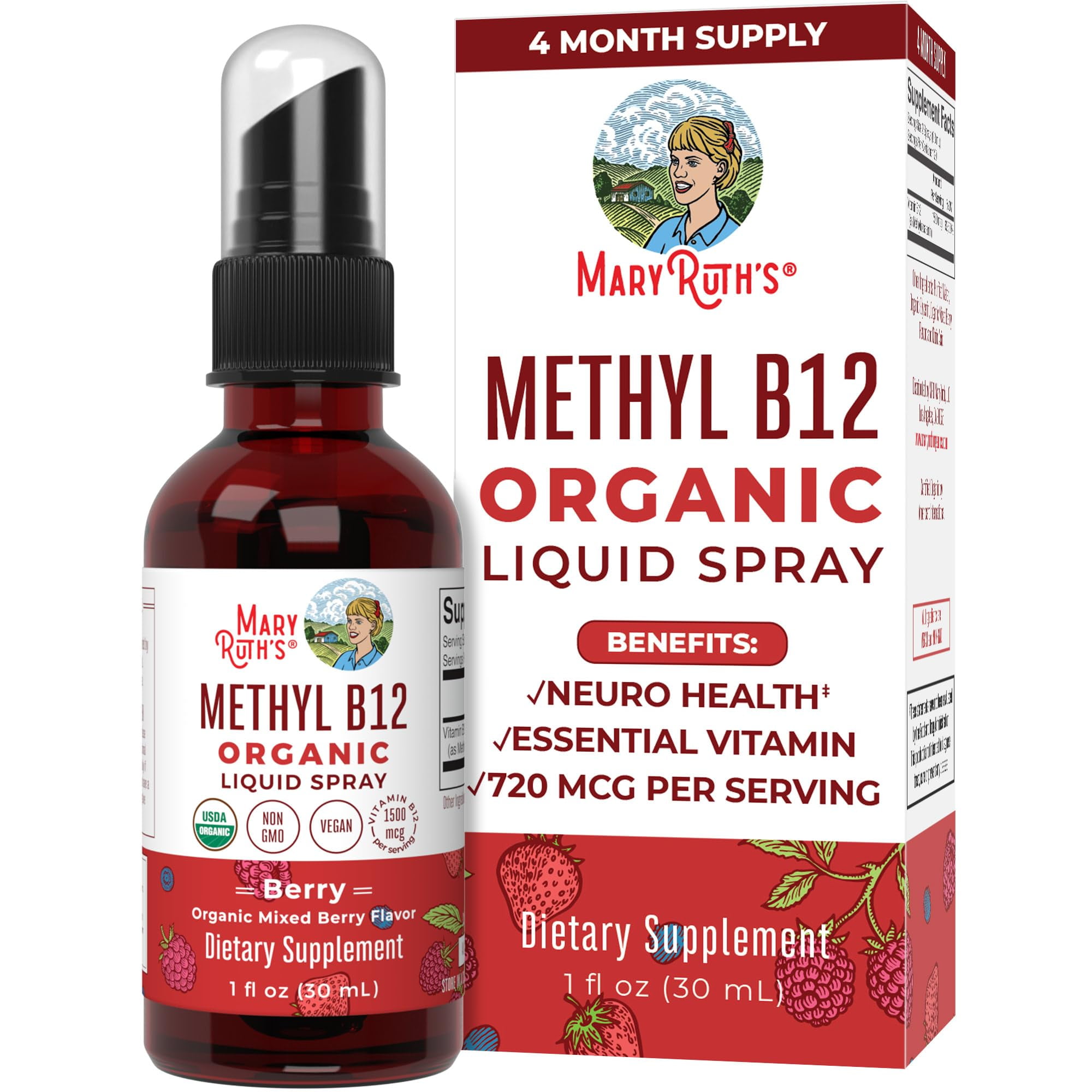 Vitamin B12 Spray Usda Organic Vitamin B12 Liquid Supplement For