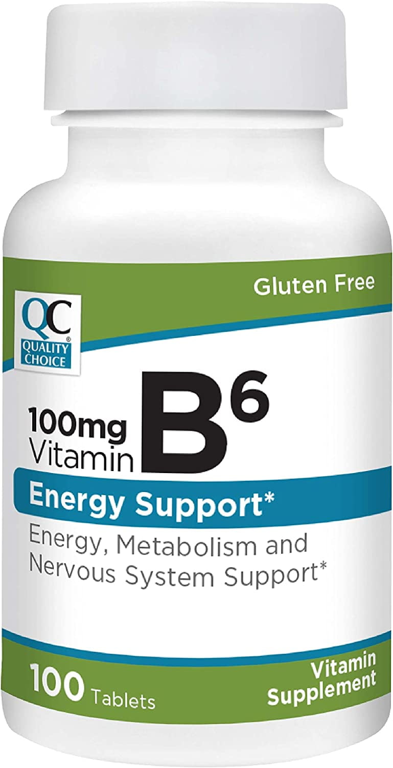 Vitamin B6 100 mg Tablets 100 ct - Walmart.com