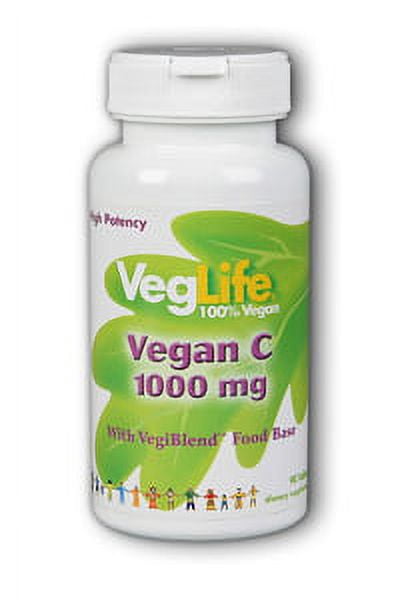 Vitamin C 1000mg VegLife 90 VegTab - Walmart.com