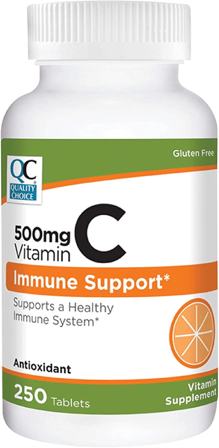 Vitamin C 500 mg Tablets 250 ct - Walmart.com