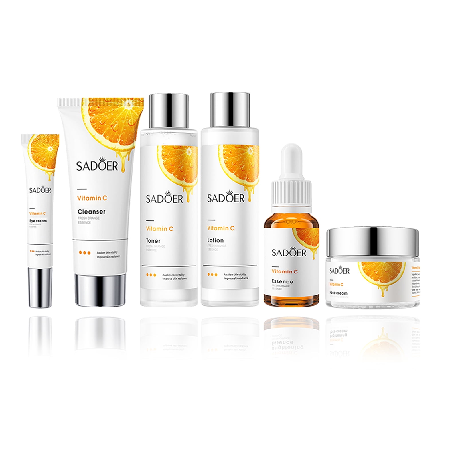 Vitamin C Daily Skin Care Gift Box Set Daily Moisturizing & Nourishing ...