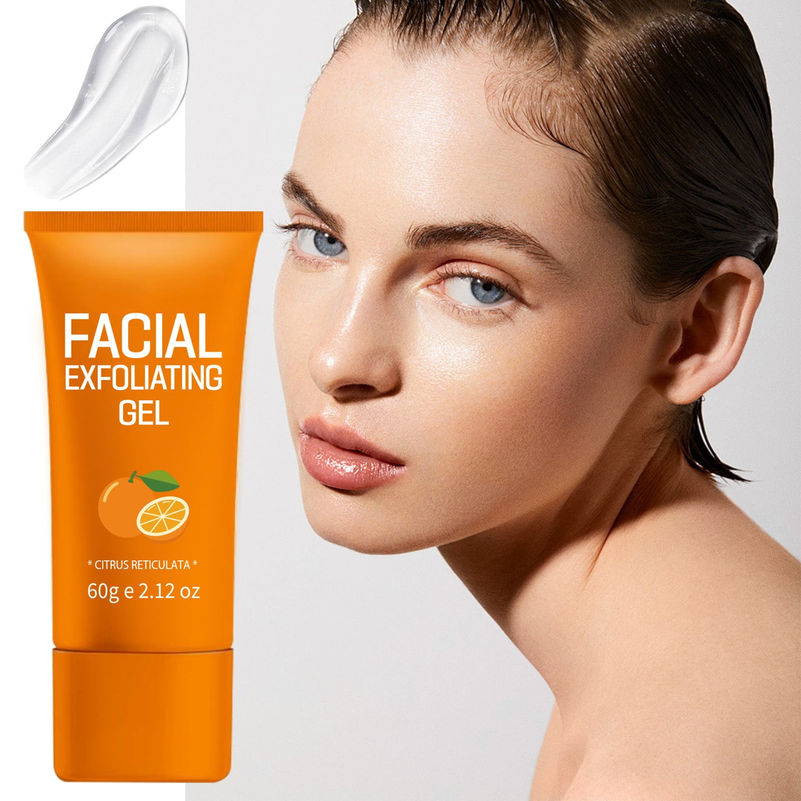 Vitamin C Exfoliating Gel - Gentle Face & Body Scrub For Smooth ...
