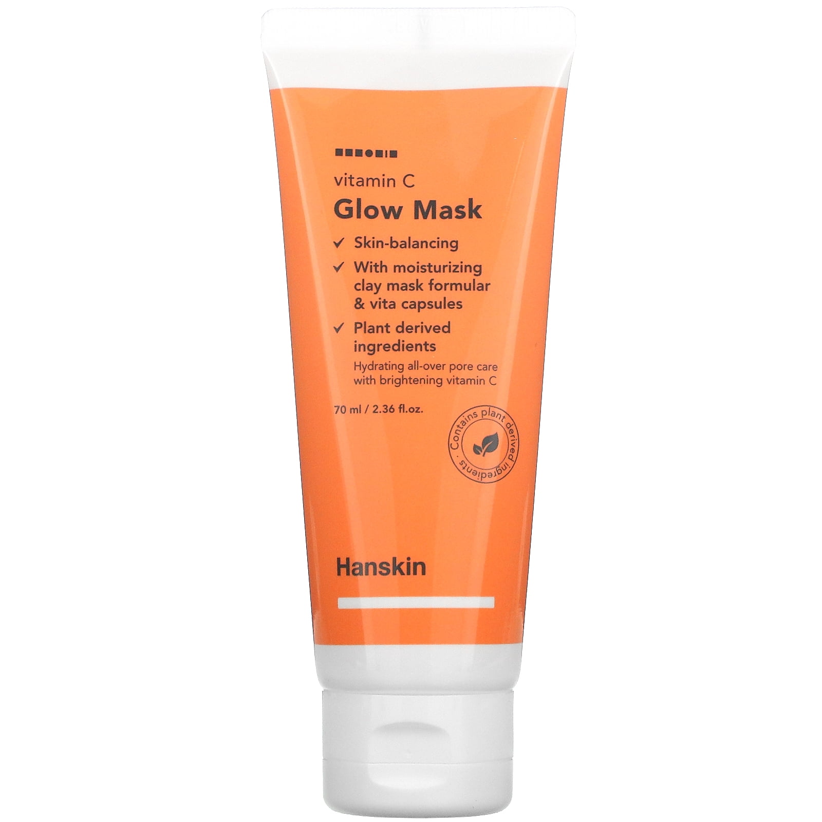 Vitamin C, Glow Beauty Mask, 2.36 fl oz (70 ml), Hanskin - Walmart.com