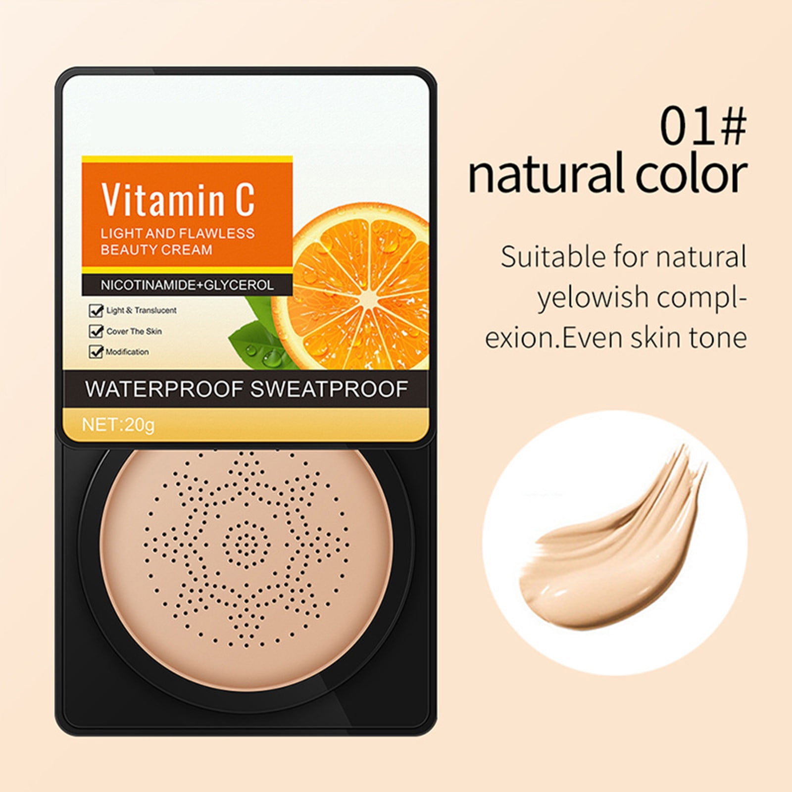 Vitamin C Light Fspotless Beauty Moisturizing Light Skin Makeup ...