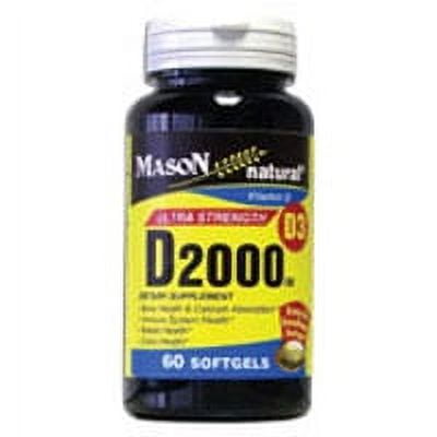 Vitamin D 2000 Iu Ultra Strength Softgels By Mason - 60 Ea - Walmart.com