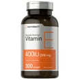 Horbaach's Vitamin E 400 IU | 300 Softgel Capsules | D-Alpha Tocopherol ...