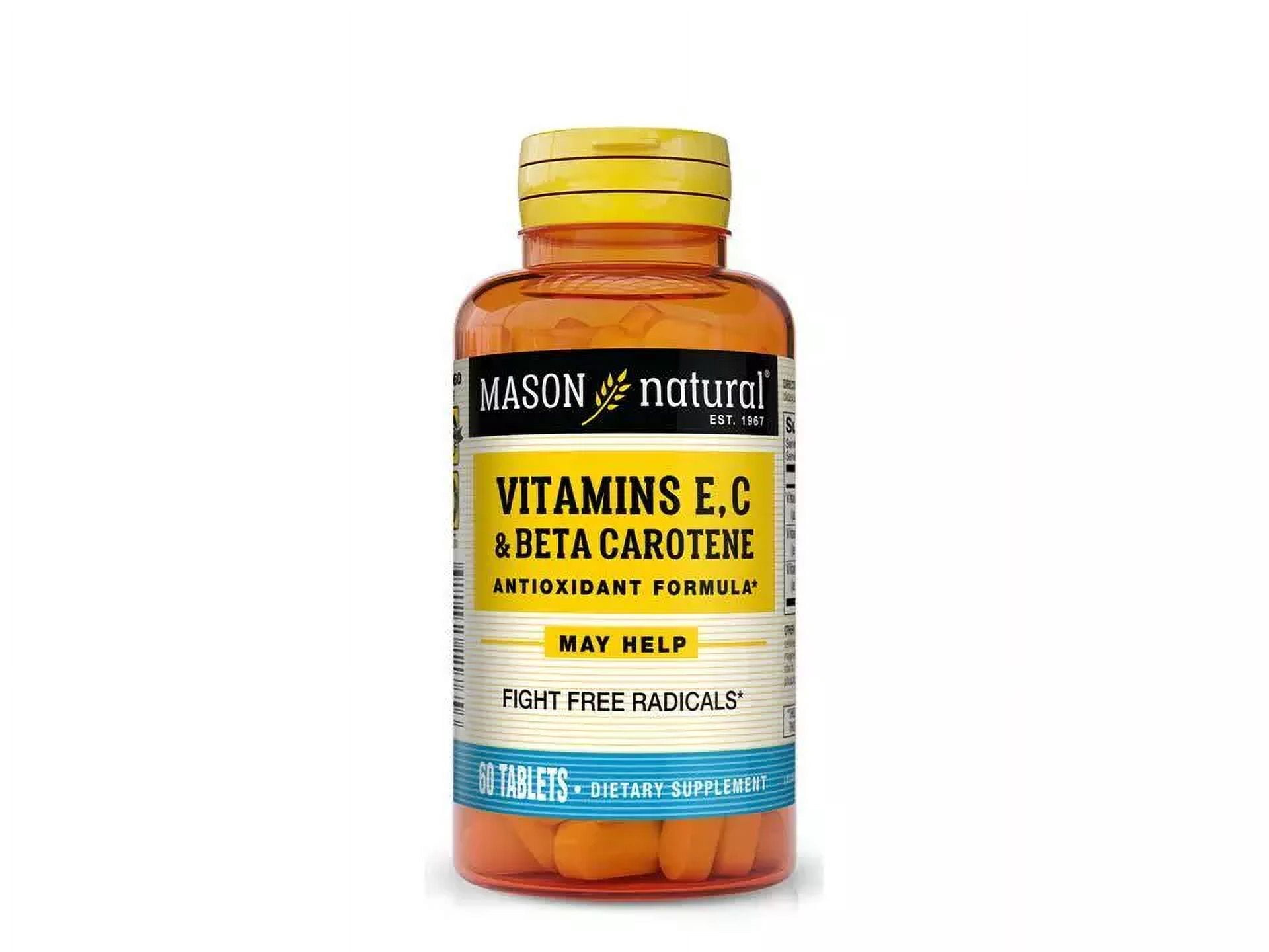 Vitamin_E_C_A_Beta_Carotene_Healthy_Vision_Cells_60_Tablets - Walmart.com