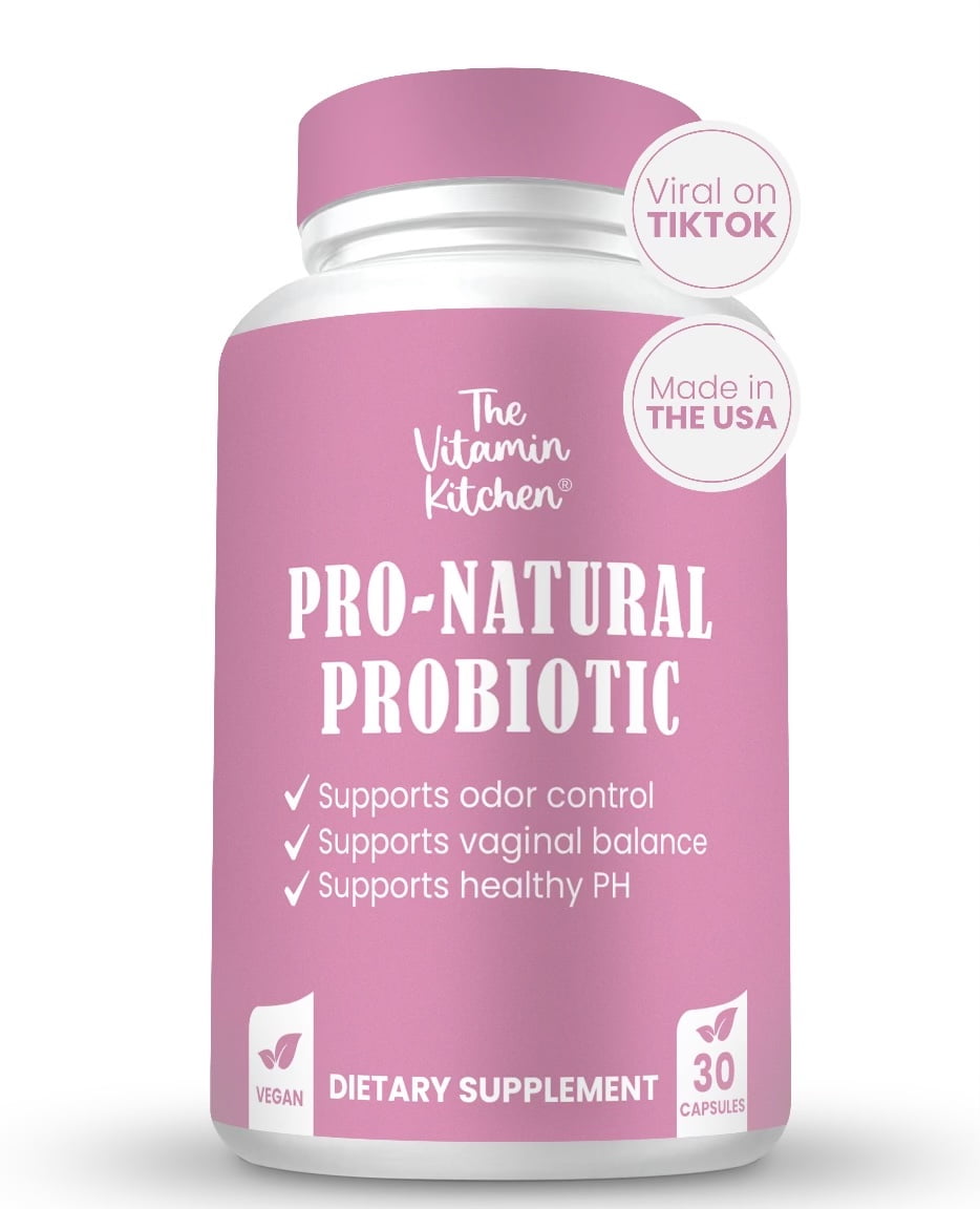 The Vitamin Kitchen Pro-Natural Probiotics for Women – 30-Count Vaginal ...