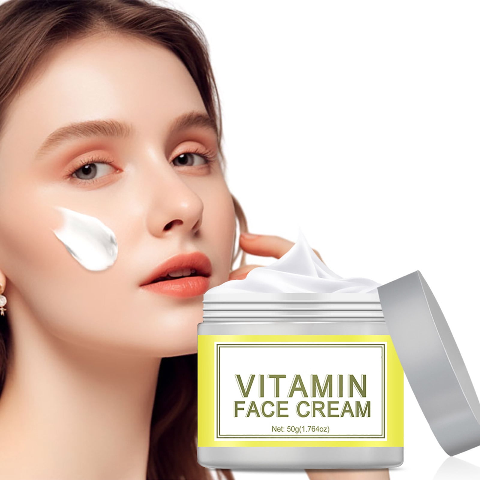 Vitamin Moisturizing Cream with Collagen, Hyaluronic Acid, Vitamin C ...