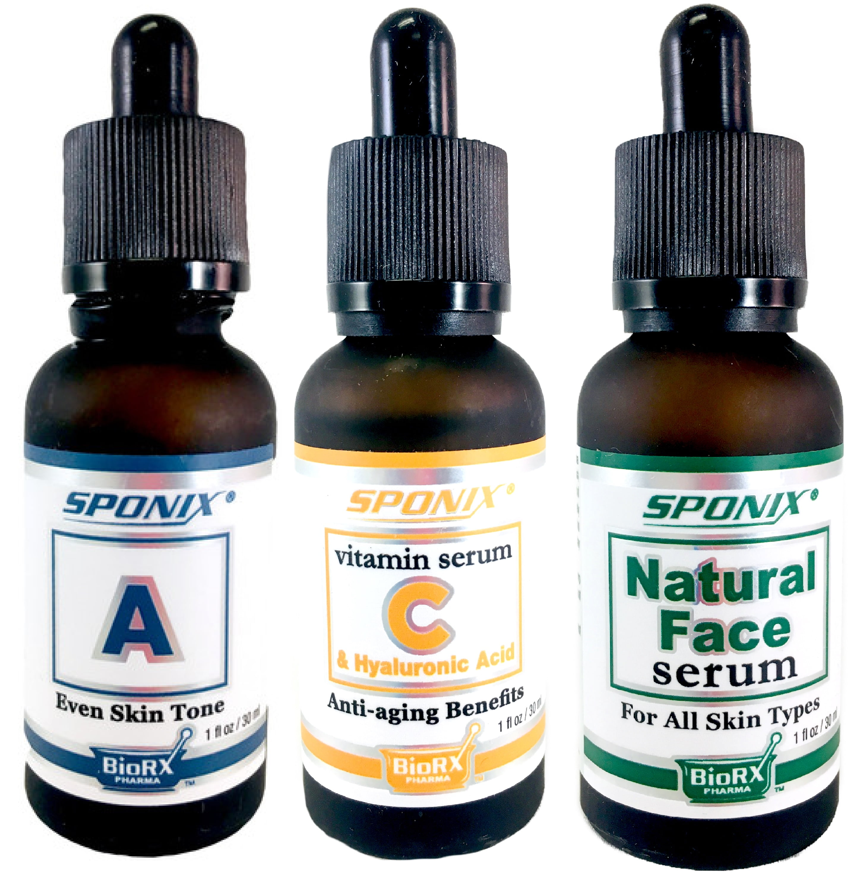 Vitamin Oil Set Facial Serum 1 oz / 30 ml - 3 Pack - Best 3 Serums ...
