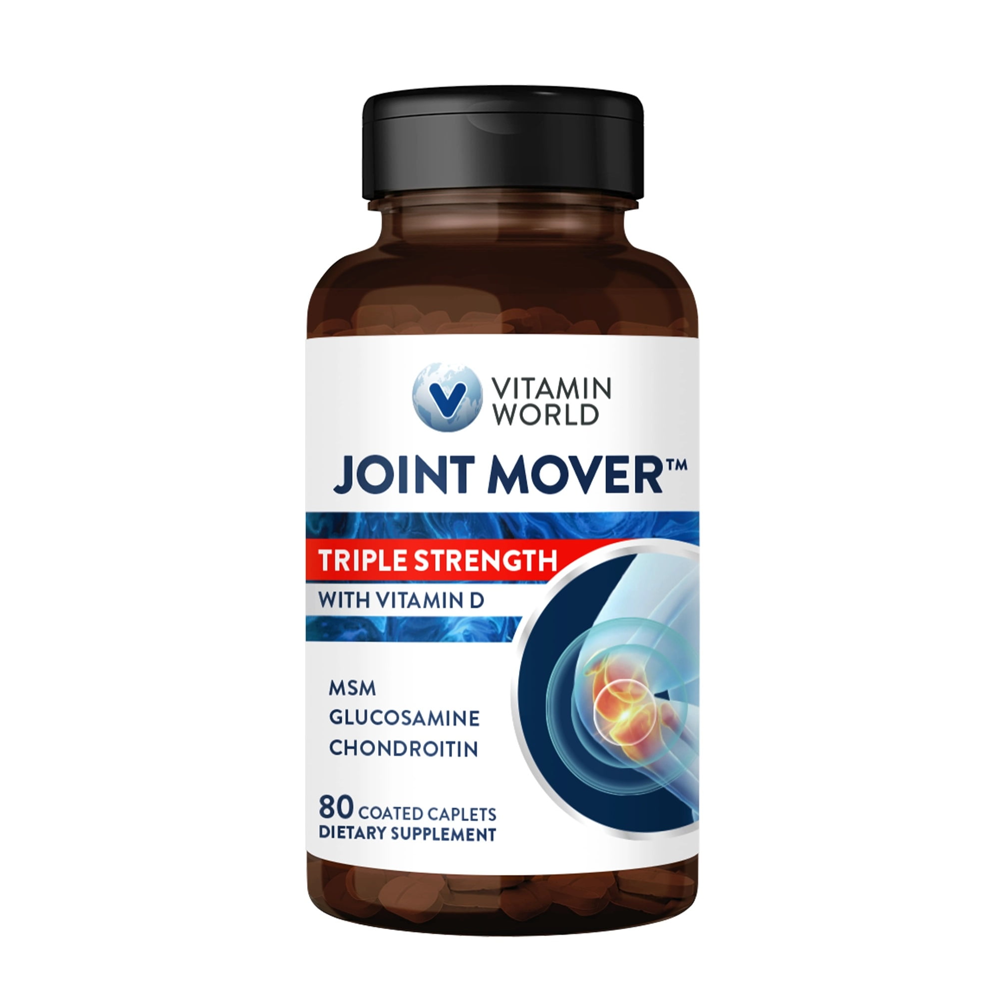 Vitamin World Triple Strength Joint Mover, Vitamin D & MSM, Bone ...