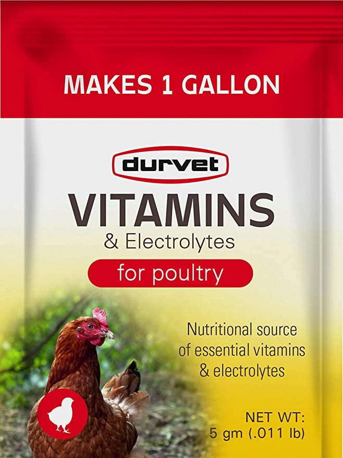 Durvet Vitamins Electrolytes for Livestock and Poultry Water Soluble ...