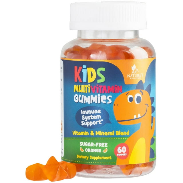 Nature's Nutrition Kids Supplement- Vitamins C, B6, B12, D3 & Zinc ...