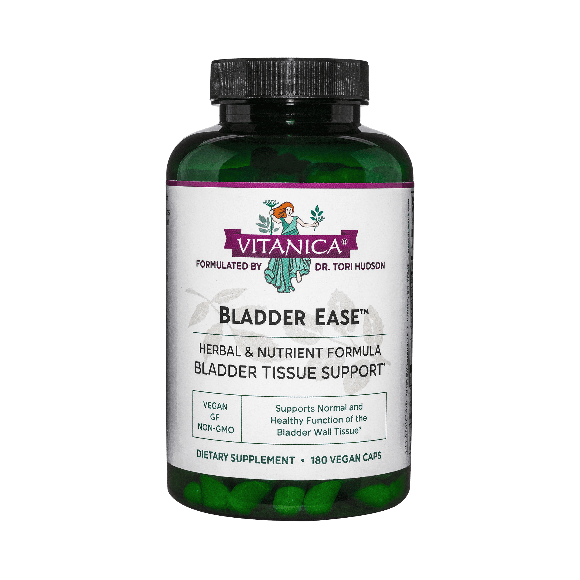 Vitanica Bladder Ease, Bladder Support, Vegan, 180 Capsules - Walmart.com