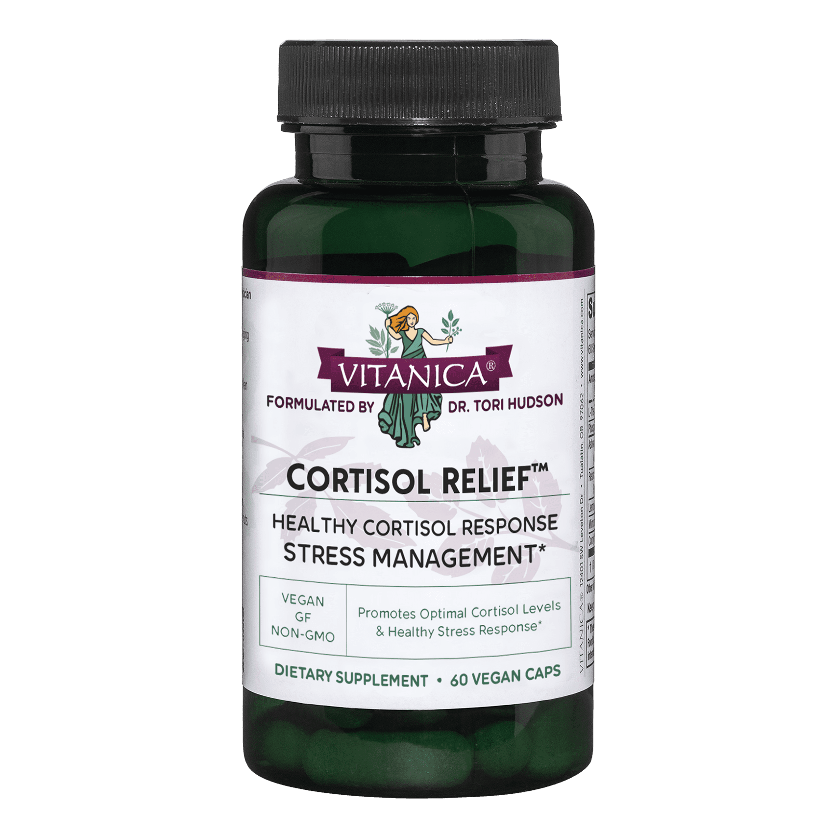 Vitanica Cortisol Relief, Dr. Formulated Sleep, Stress, Cortisol ...