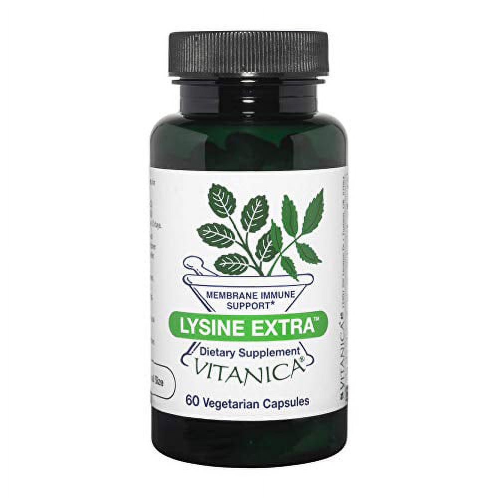 Vitanica Lysine Extra, Immune .. System Support, Vegan, 60 .. Capsules ...