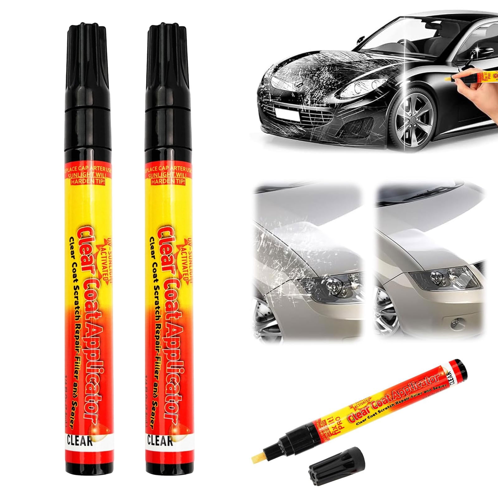 Vitanst Clearfix Scratch Remover, Auto Paint Repair Pen, Car Scratch ...