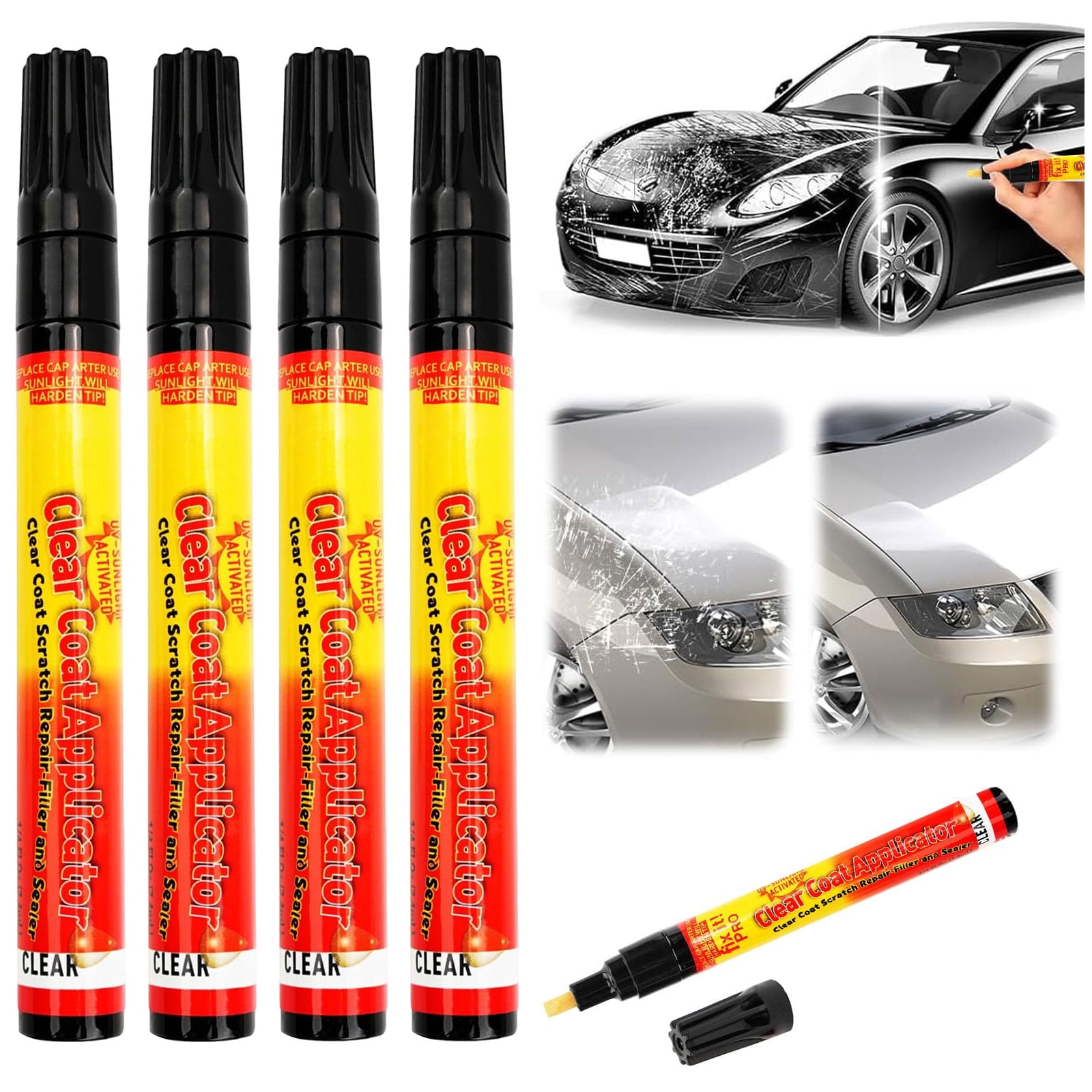 Vitanst Clearfix Scratch Remover, Auto Paint Repair Pen, Car Scratch ...