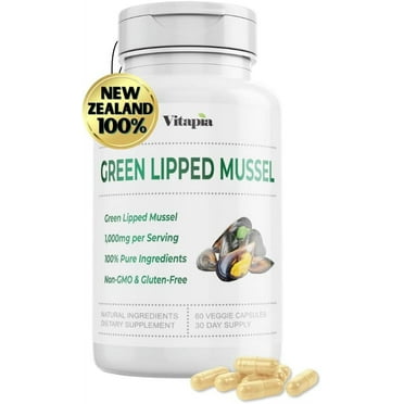Swanson Health Supplements Natural Green Lipped Mussel Capsules, 500 mg ...