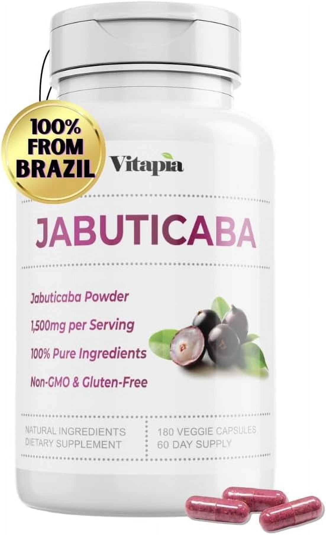 Vitapia Jabuticaba Fruit Powder 1,500mg - Lung Health, Digestion ...