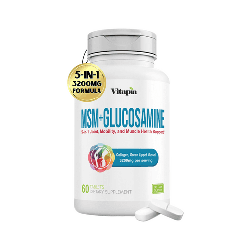 Vitapia MSM Glucosamine - Bone & Joint Health, Muscle, Immune Support ...