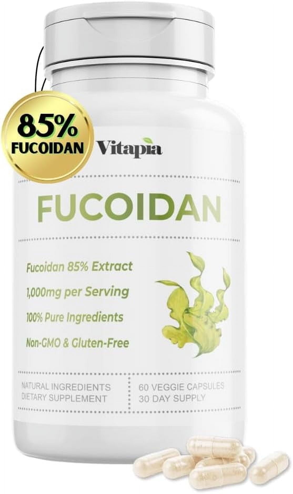 Vitapia Pure Fucoidan 85% Brown Seaweed Extract - Immune & Digestive ...