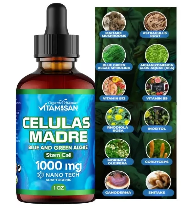 Vitar Life 1 NEW STEM CELL ENHANCER CELULAS MADRES bio cell bacti madre ...