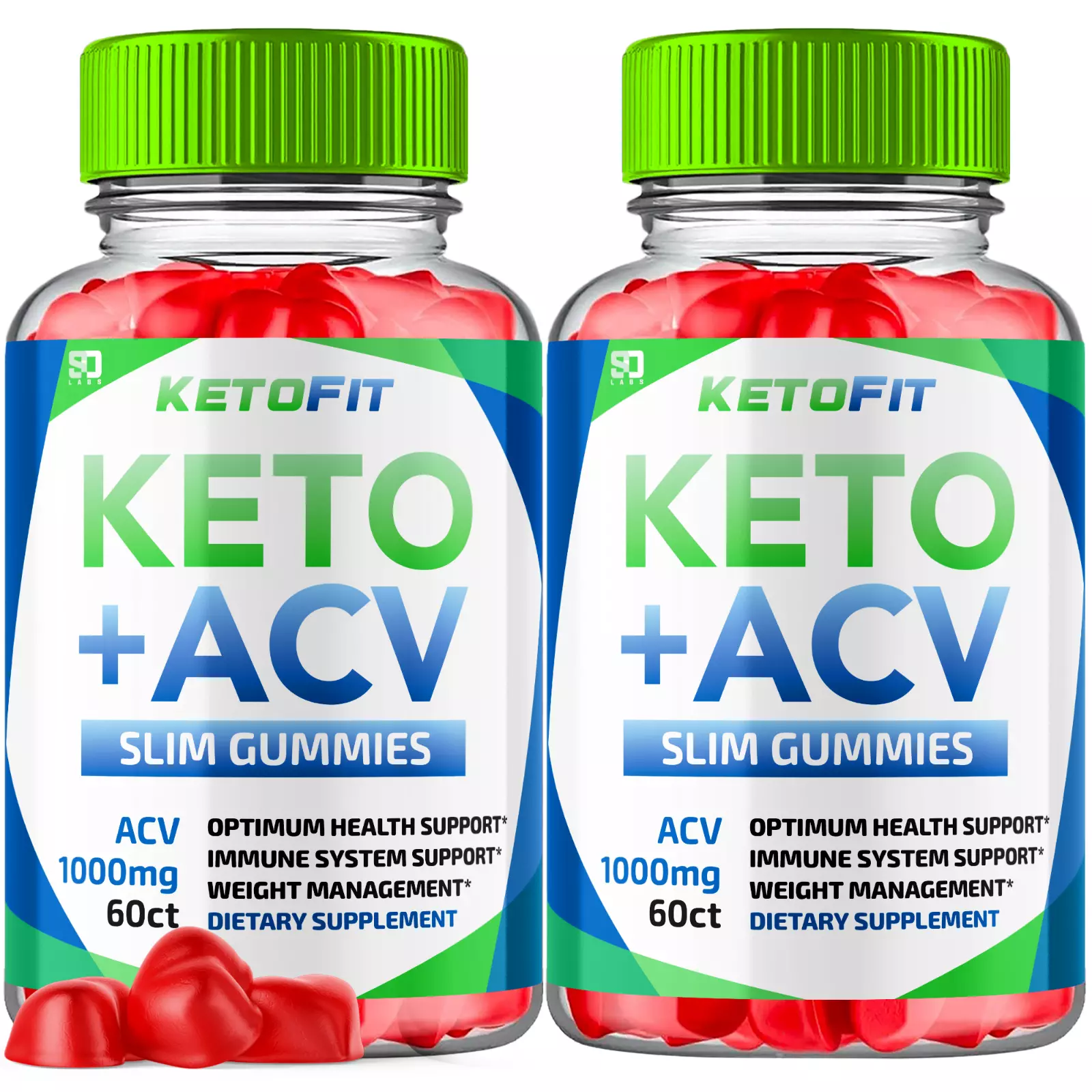 Vitar Life (2 Pack) KetoFit Keto + ACV Gummies, Keto Fit + ACV Weight ...