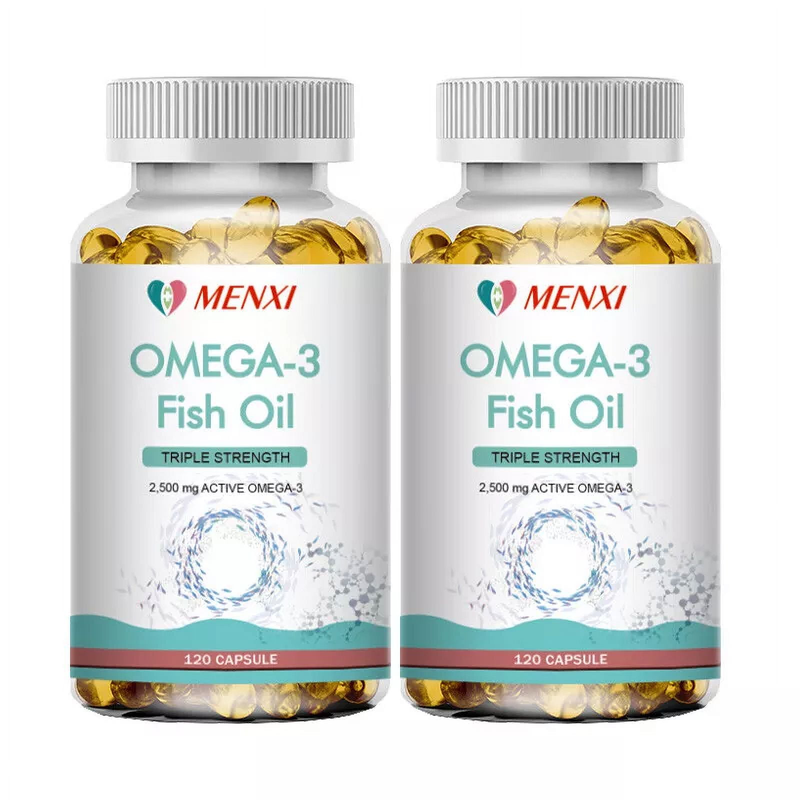 Vitar Life 2X Omega 3 Fish Oil Capsules Triple Strength Joint Support ...