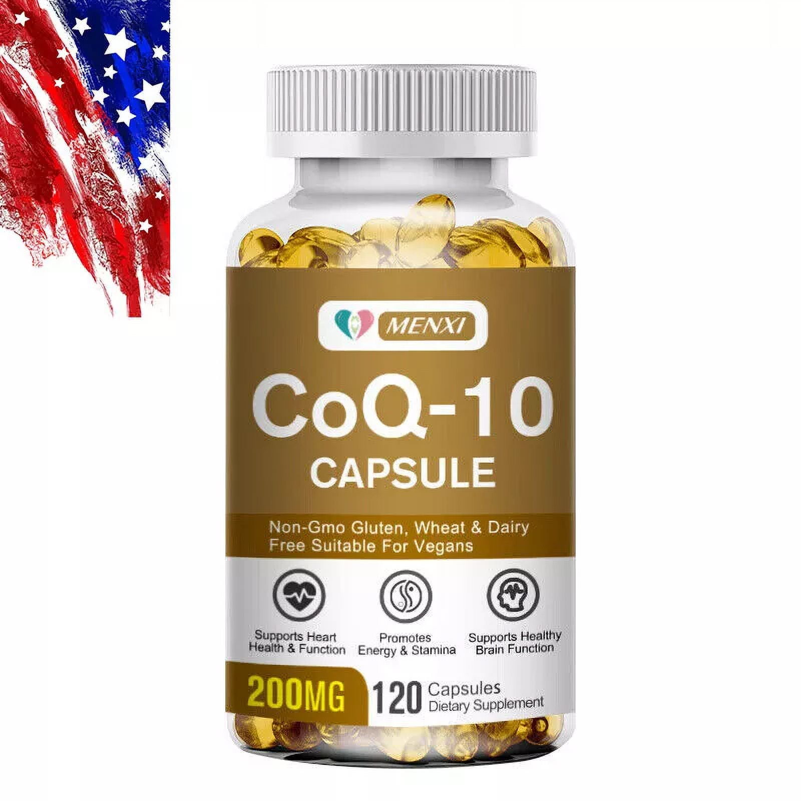 Vitar Life CoQ10 Coenzyme Q-10 Coenzyme 200mg Capsules BIOPERINE ...