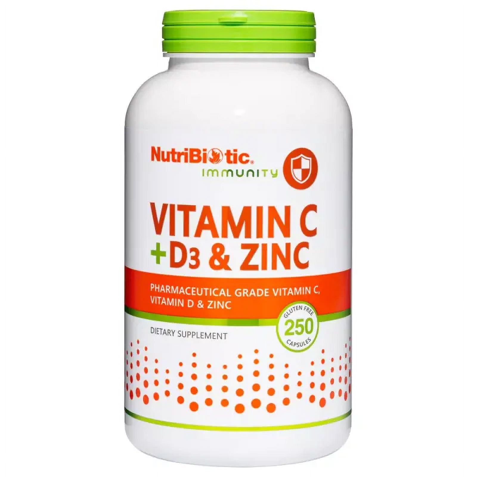 Vitar Life NutriBiotic Vitamin C + Vitamin D3 & Zinc 250capsules ...