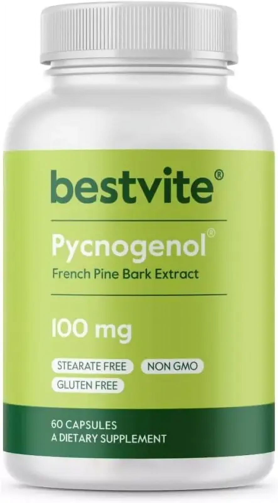 Vitar Life Pycnogenol 100mg (60 Capsules) - French Maritime Pine Bark ...