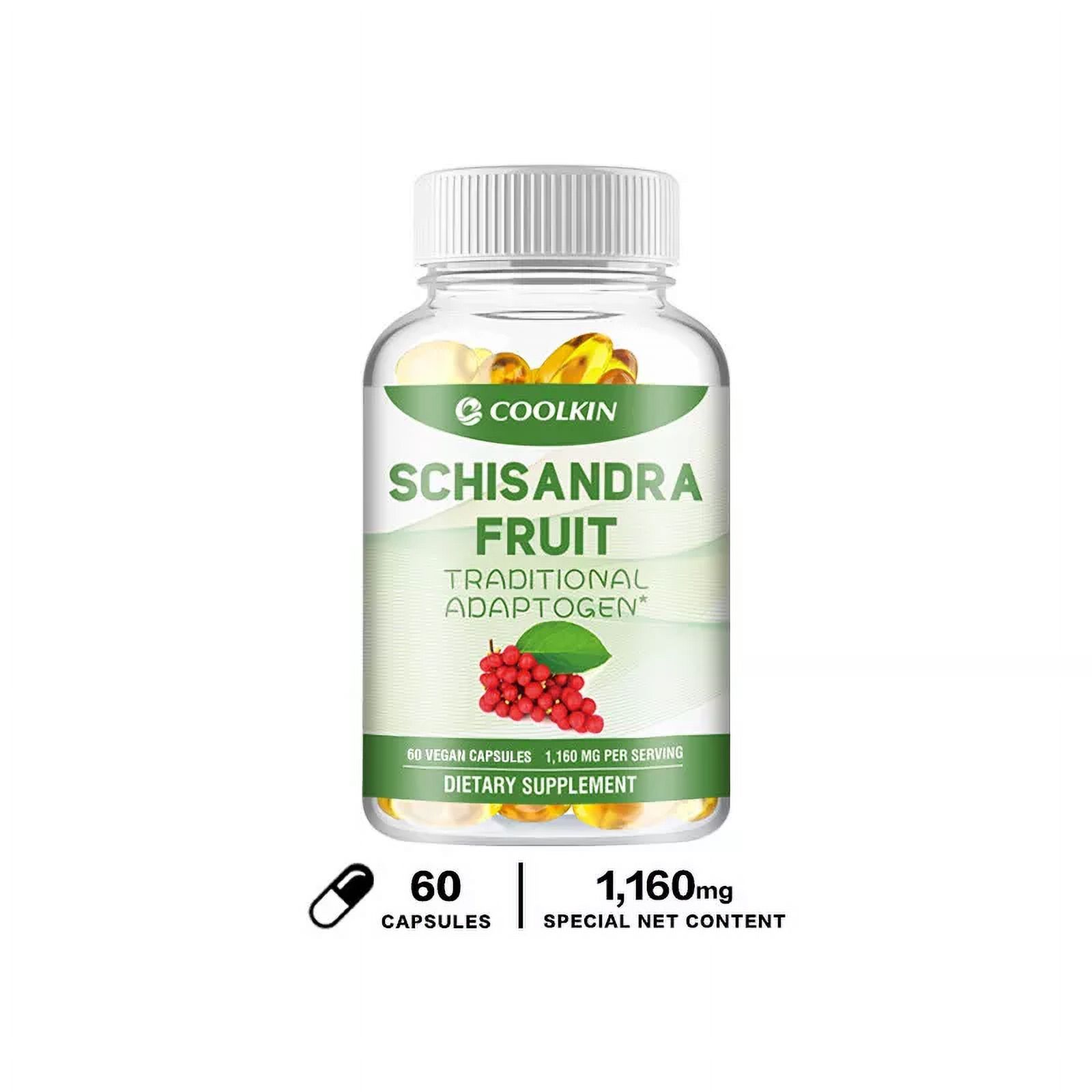 Vitar Life Schisandra Fruit 1160mg - Relieve Stress, Positive Emotions ...