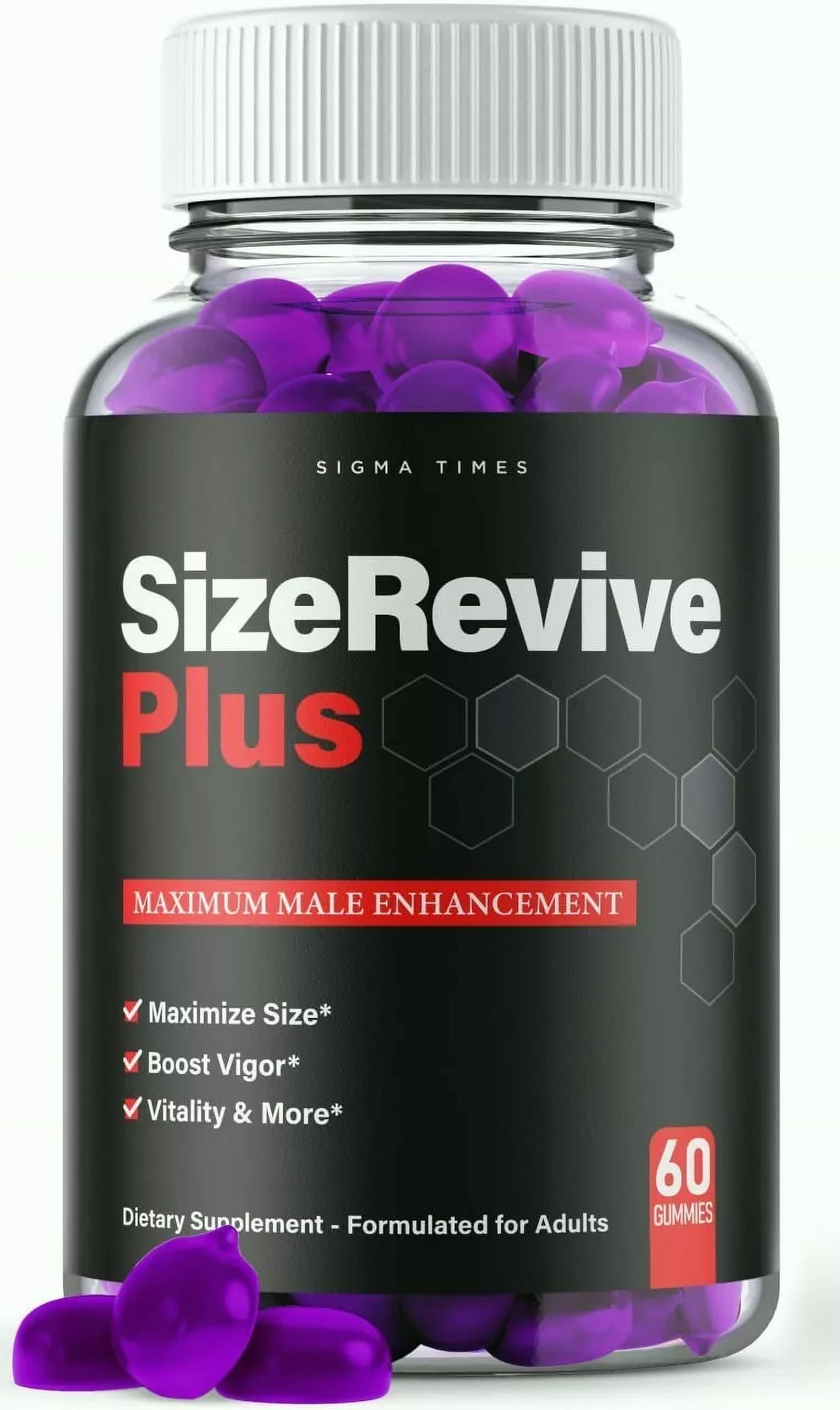 Vitar Life Size Revive Plus Gummies for Men, SizeRevive Plus ...