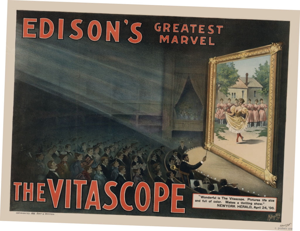Vitascope poster Metal Print 12x16 Large Art Print on Metal 12x16 ...