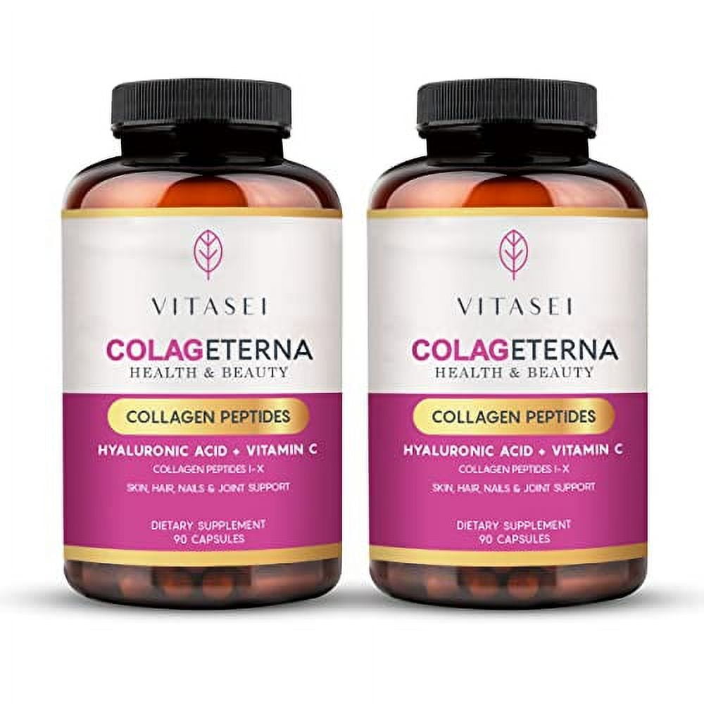 Vitasei Colageterna Collagen Peptides Capsules, Keto Pills Brain ...