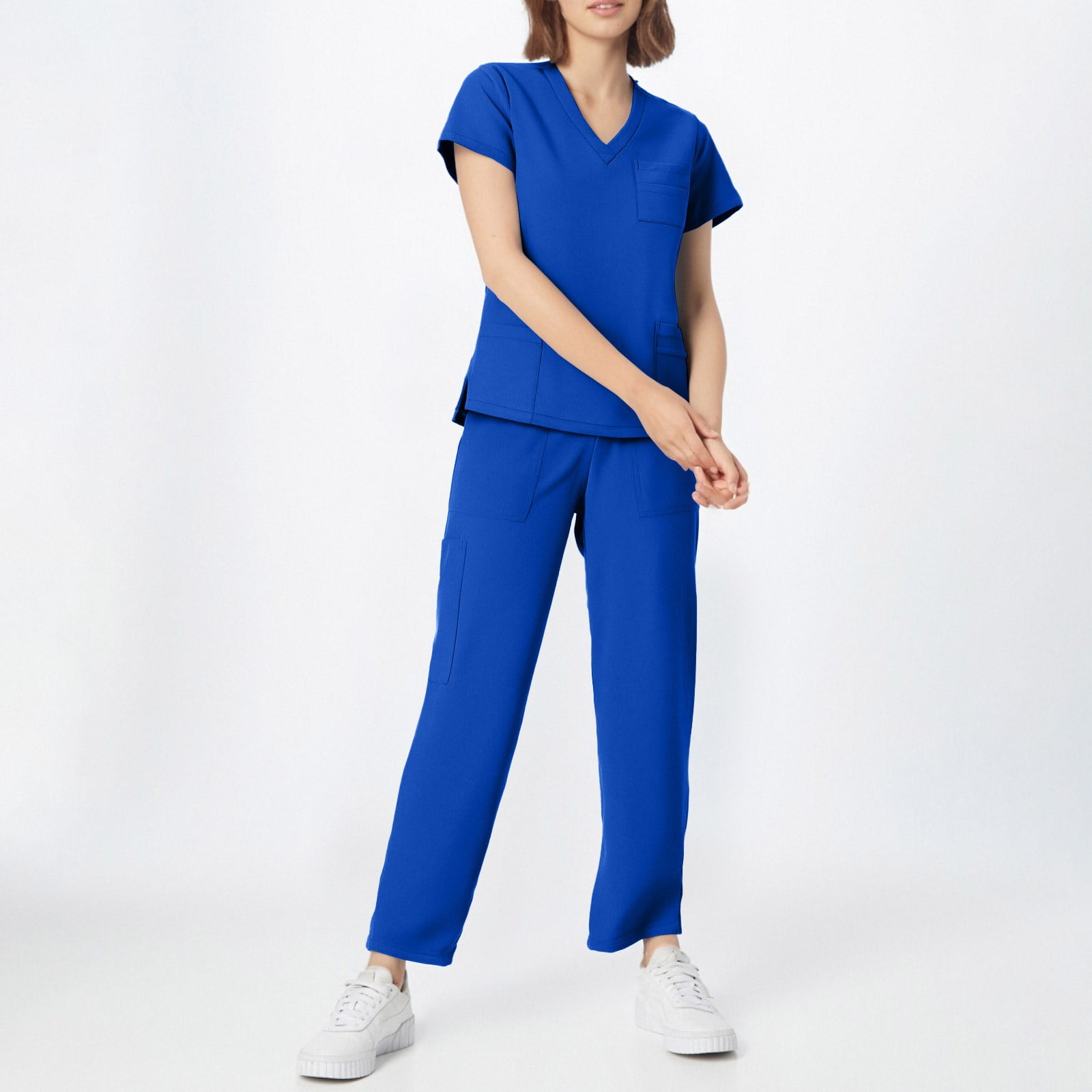 Vitastitch Scrub Sets for Woman, Women's Scrub Sets Short Sleeve V-Neck ...