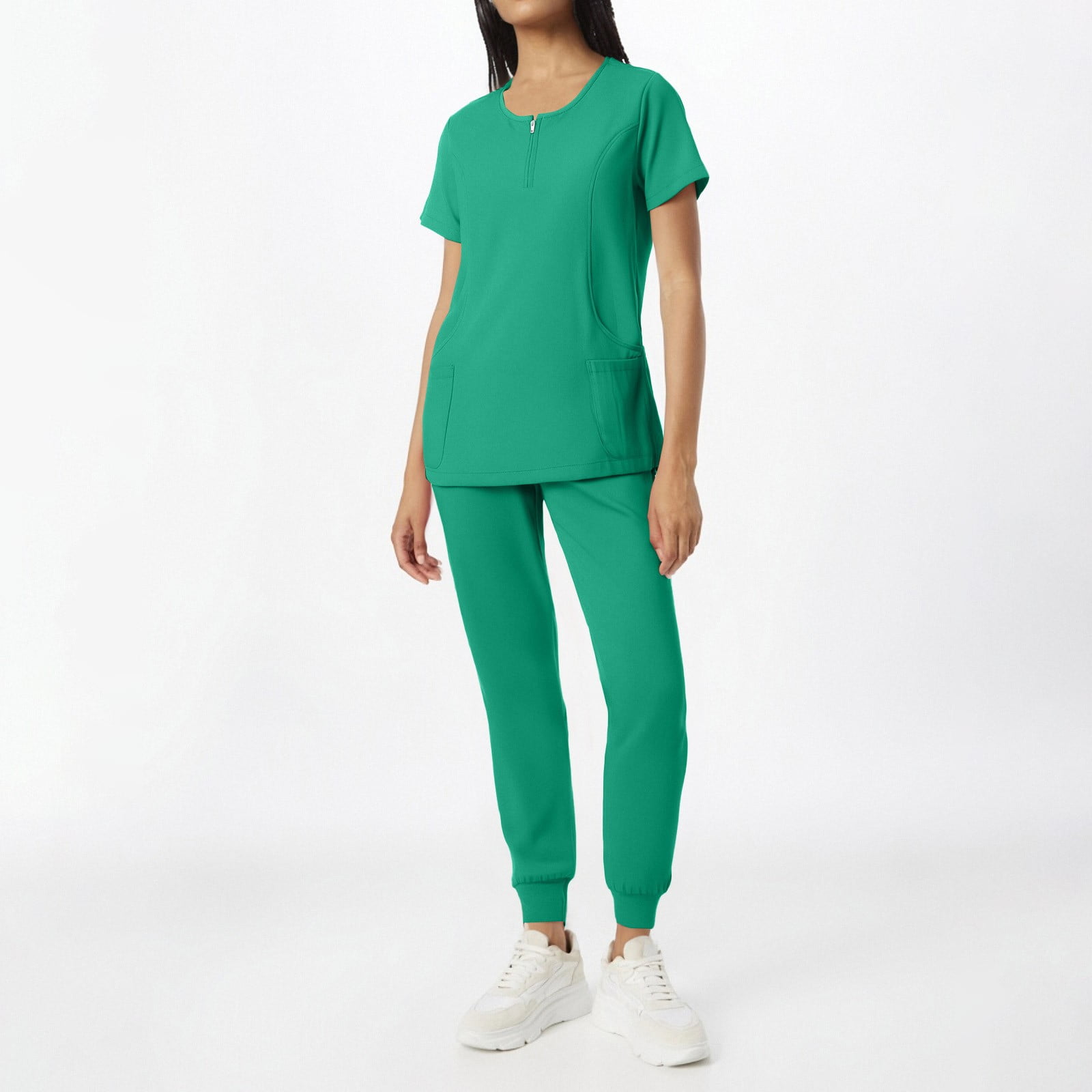 Vitastitch Scrubs for Women Set, Women's Scrub Sets 2-Pc Short Sleeve V ...