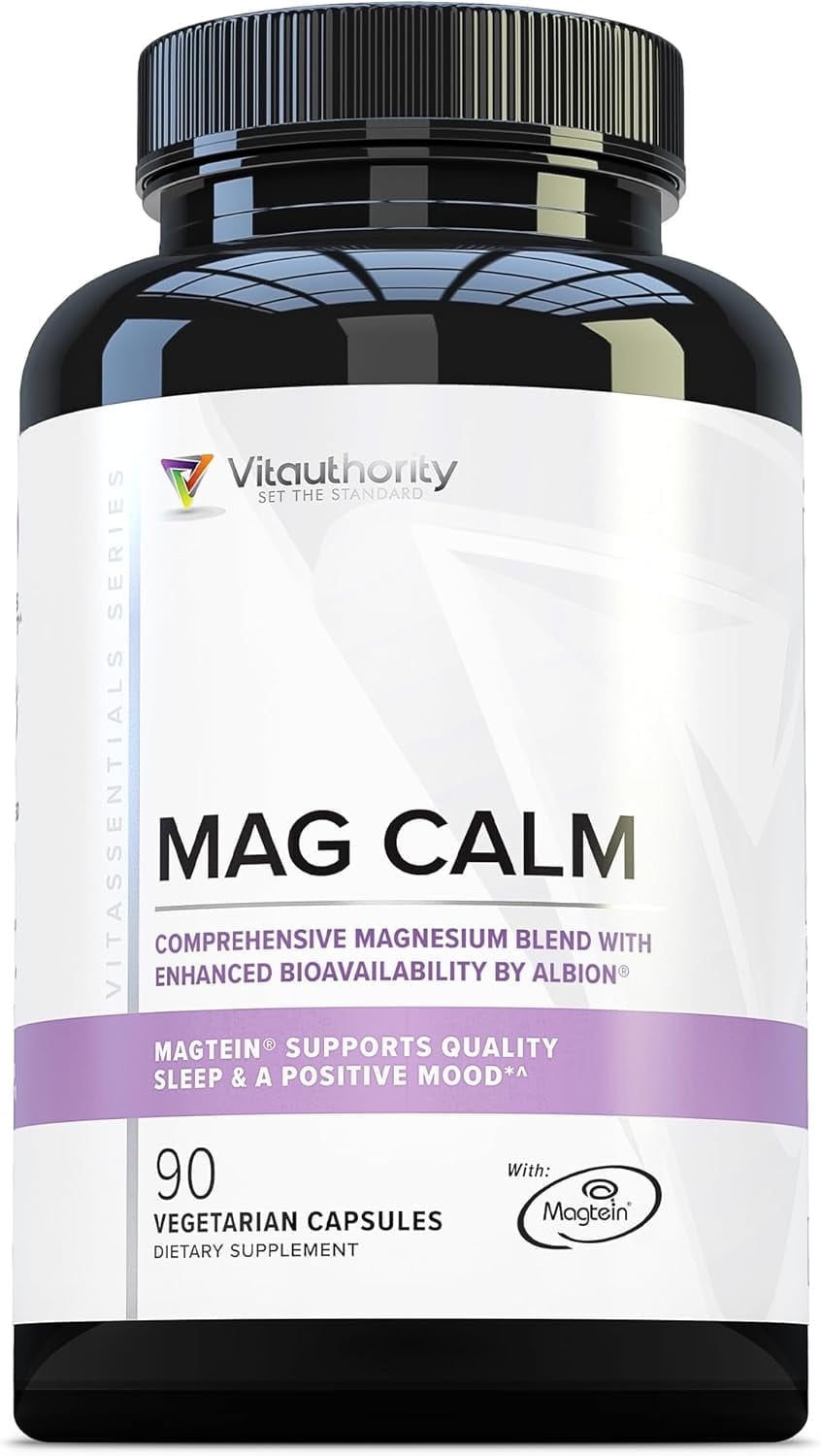 Vitauthority Mag Calm Magnesium Complex Supplement for Sleep and Mood ...