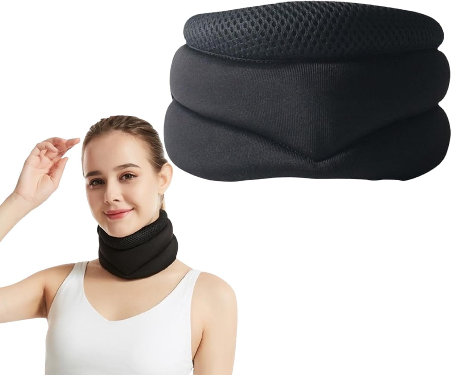 Vitavix Neck Support, Adjustable Soft Foam Cervical Collar, Necksupport ...