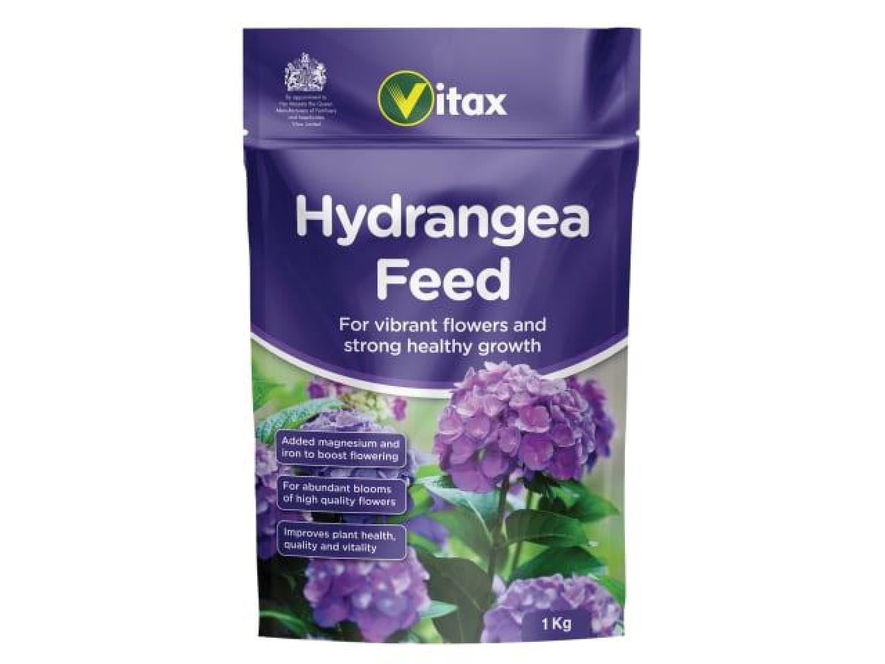 Vitax Outdoor Plant Food - Hydrangea Feed with Magnesium and Iron, 1kg ...