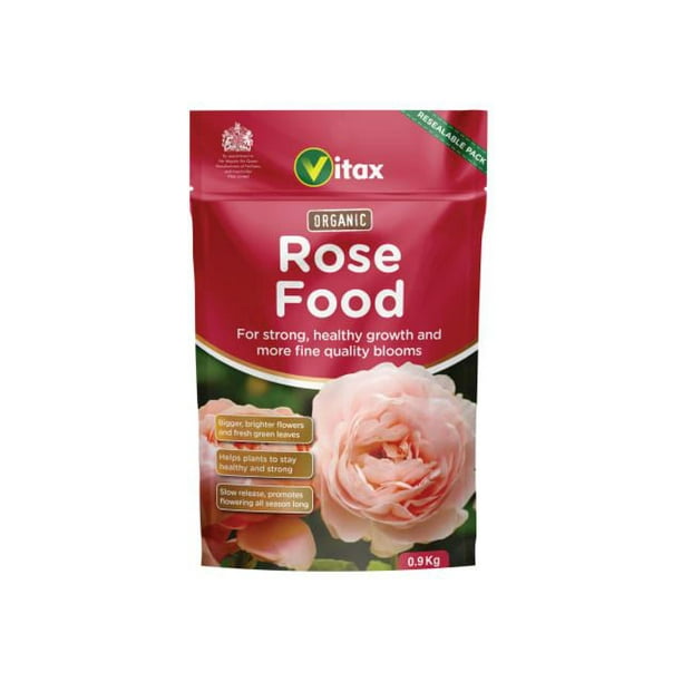 Vitax - Organic Rose Food 0.9kg Pouch - Walmart Business Supplies