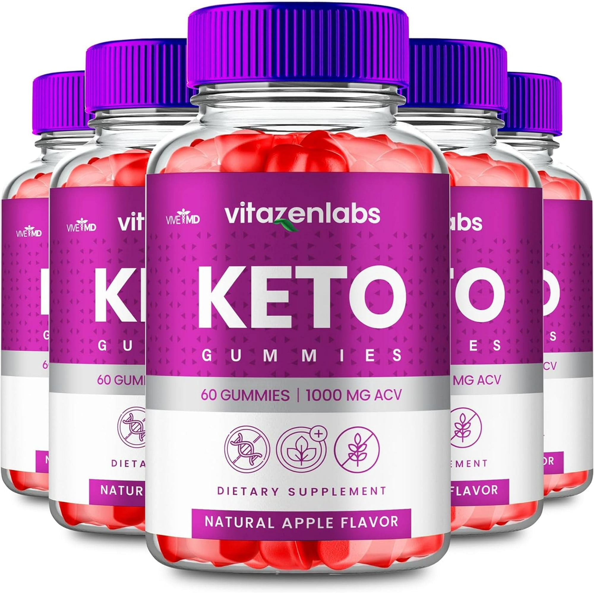 Vitazen Keto ACV Gummies, VitaZenLabs ACV Gummies (5 Pack) - Walmart.com