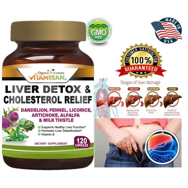 Vitazens 1 Tablets liver clean health support fat naturals detox ...