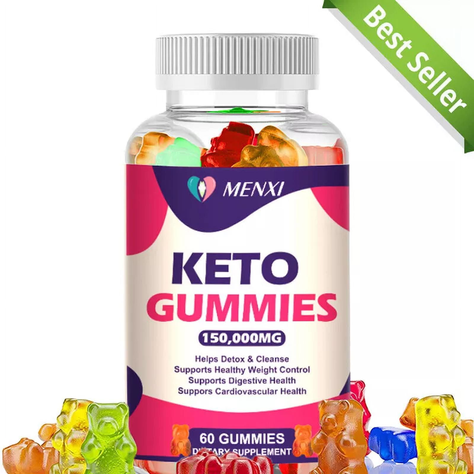 Vitazens 150,000mg Keto Slimming Gummies Apple Cider Vinegar ACV Weight ...
