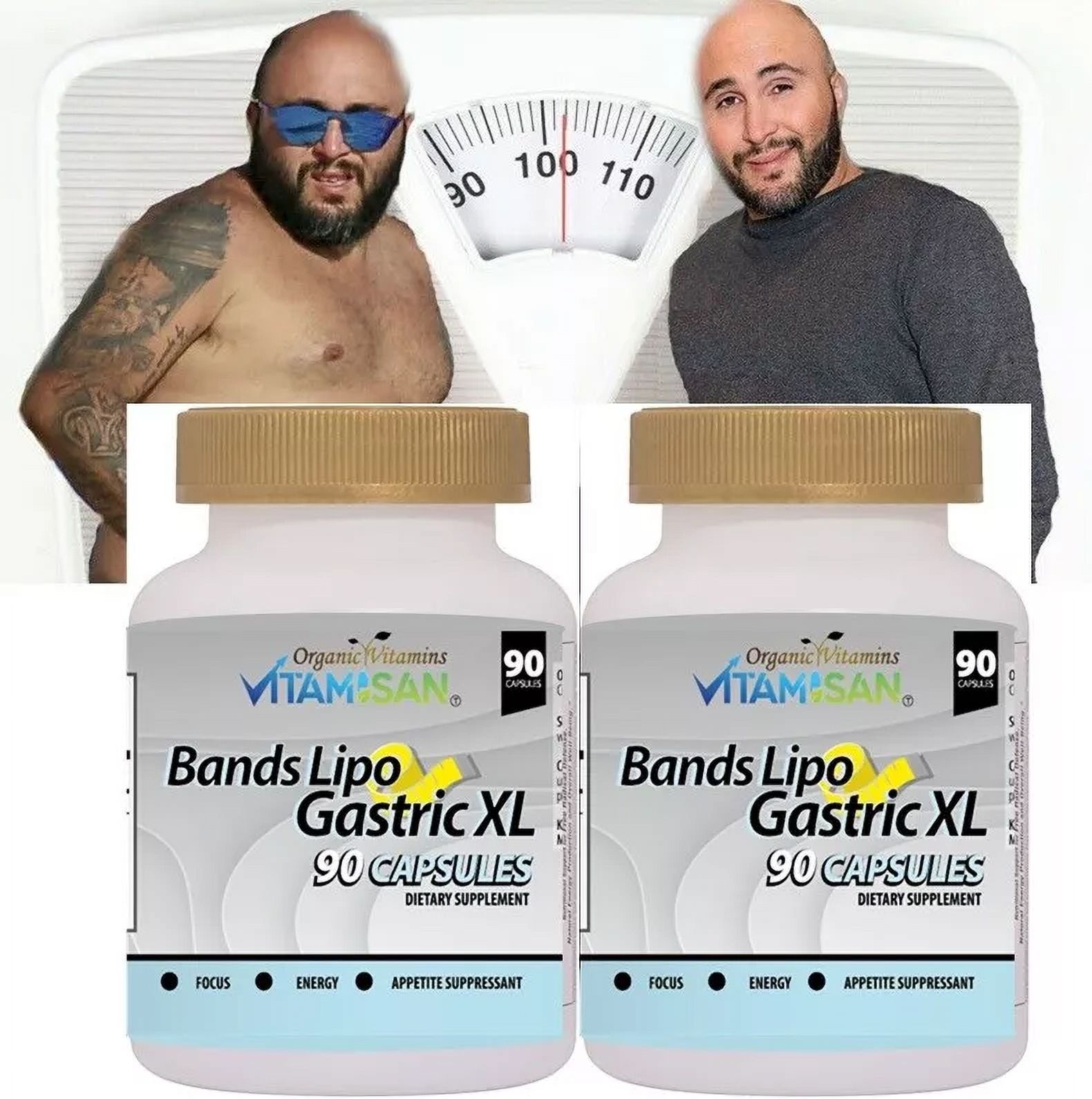 Vitazens Banda gastrica 2 bottles tummy flat gluten free 40%off ...