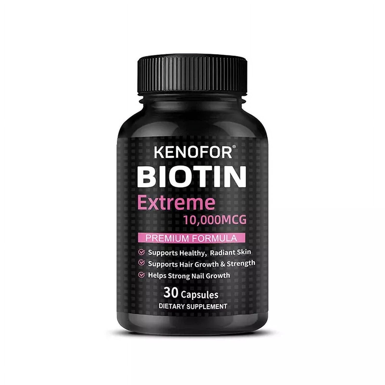 Vitazens Biotin 10,000 Mcg Maximum Strength High Potency Hair Skin ...