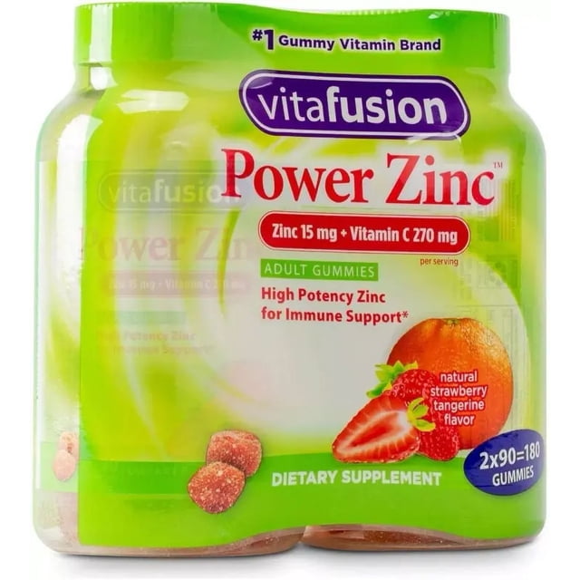 Vitazens Power Zinc Gummy Vitamin 2 Bottle (180 ct Totally ...